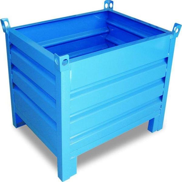 Quality Heavy Duty Collapsible Steel Storage Cage Stackable Foldable Wire Mesh Storage for sale