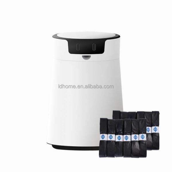 Quality Eco Friendly Automatic Sensor Kitchen Bin Plastic Home Trash Bin 12L for sale