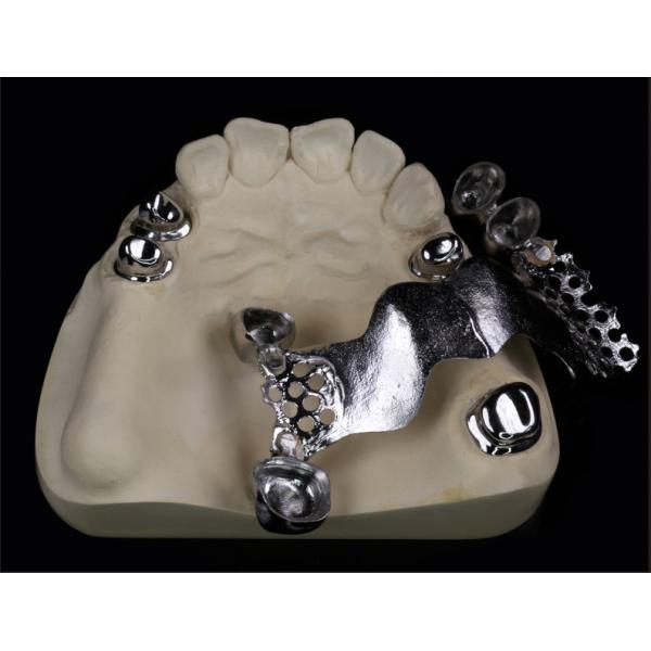 Quality Removable Artificial Teeth Telescope With Composite And Metal Framework Denture Finish for sale