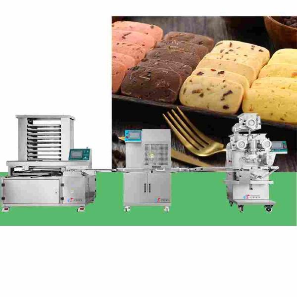 Quality Automated Cookie Encrusting Machine 100g Biscuit Making Equipment for sale