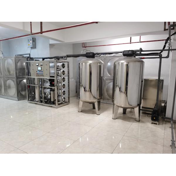 Quality 10TPH 19kW-380-415V 2xSS304 Tanks Brackish Water Reverse Osmosis Water Plant for sale