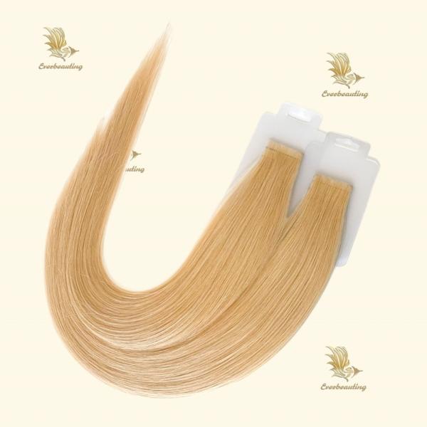 Quality Double Drawn Raw Russian Injection Tape Human Hair Extensions with Customized for sale