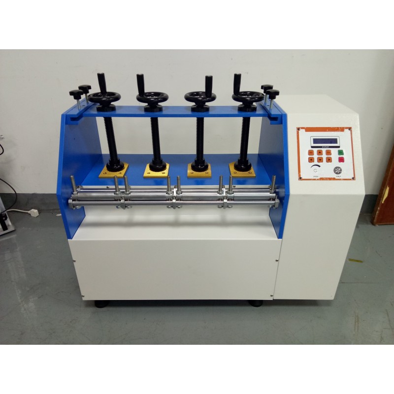 Finish Shoe Electrical Testing Machine front view showing control panel and testing chamber