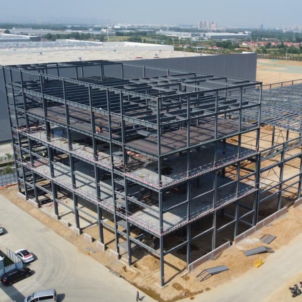 Quality Multi-Floor Steel Frame Buildings for High-Rise Construction for sale