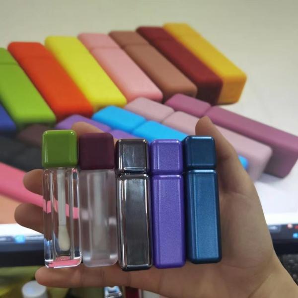 Quality Cosmetic Packaging 7ml Personalized Empty Lip Gloss Tubes Screen Printing for sale