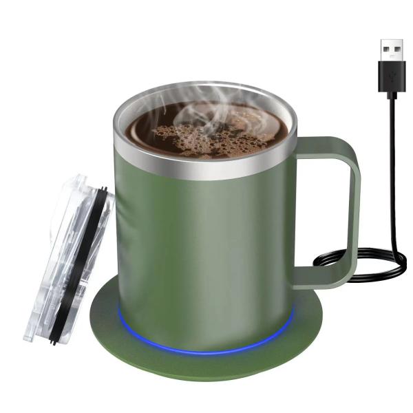 Quality Desktop Intelligent USB Self Warming Coffee Cup Travel Mug OEM for sale