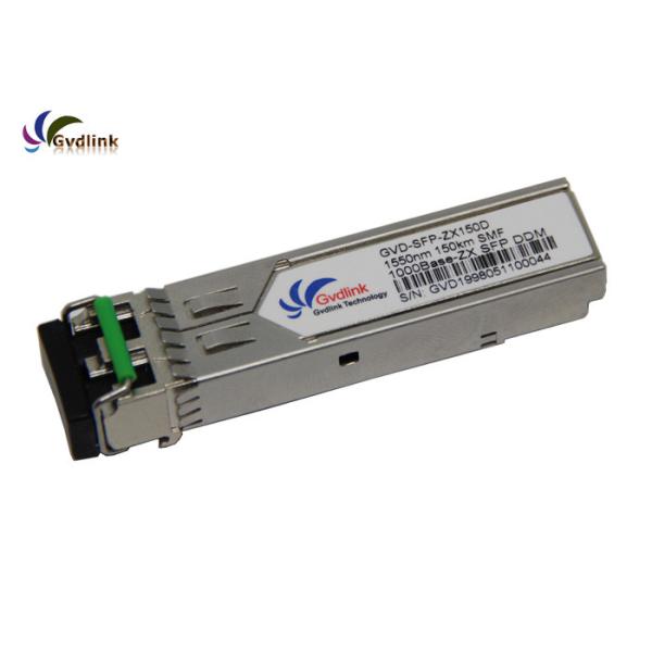 Quality 1550nm 80KM Compatible GLC-ZX-SMD SFP Fiber Transceiver Module for sale