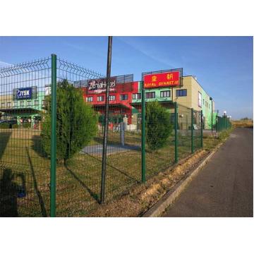 Quality OHSAS 100*300mm Rigid Welded Mesh Fencing With Square Post for sale