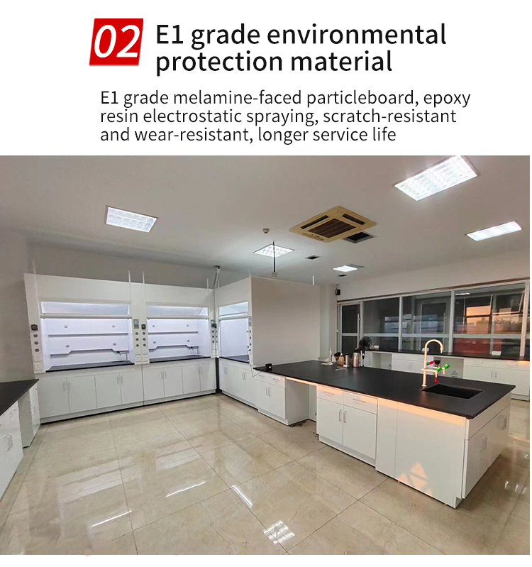 Factory Direct Price Phenolic Resin Top All Side Lab Steel Side Bench Thickness Standard Laboratory Table Dimensions