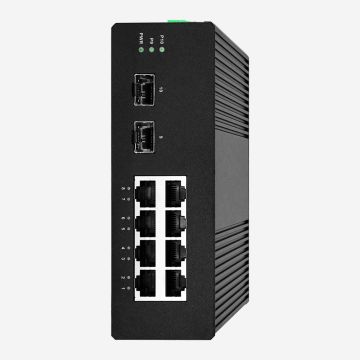 Quality EMC Industrial Smart Switch IEEE802.3Af/At 10 Port Switch for sale