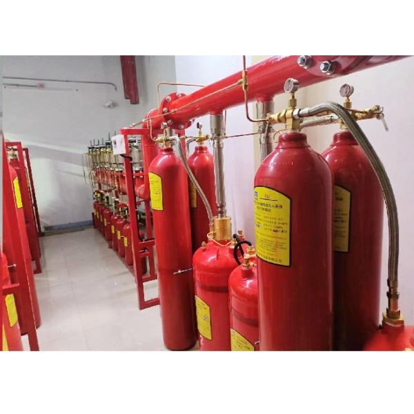 Quality Lightweight FM200 Fire Suppression System 5.6Mpa Pipe Network System Low for sale