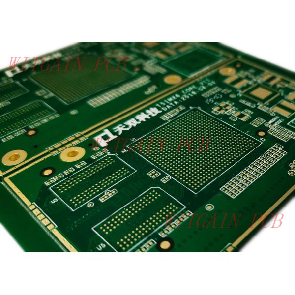 Quality 6 Layer PCB Printed Circuit Board 1.6MM Green Solder Mask ENIG 91mm*84mm for sale