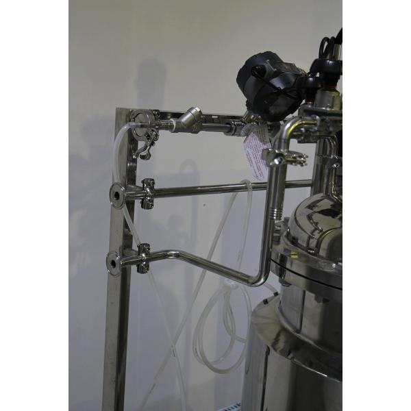 Quality Biodiesel Processing Double Layer Glass Reactor , Glass Reactor Laboratory Cycle for sale