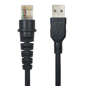 Quality 7FT 5V Black USB Scanner Cable For Honeywell HHP 3800G 4600G for sale