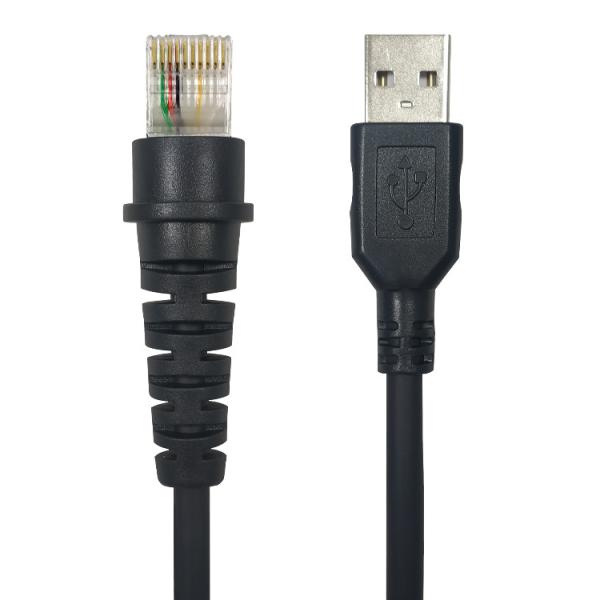 Quality 7FT 5V Black USB Scanner Cable For Honeywell HHP 3800G 4600G for sale