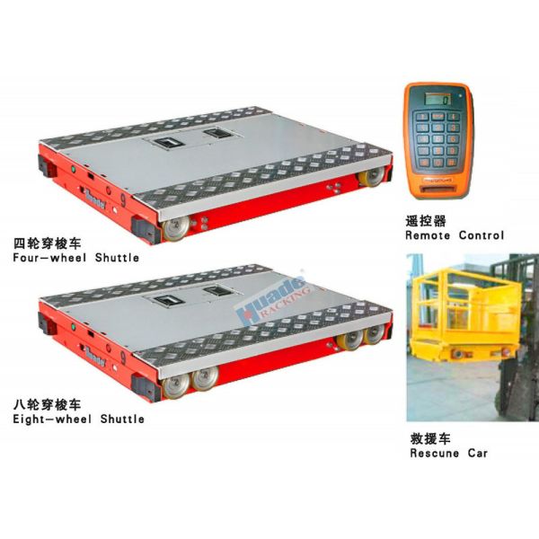 Quality Heavy Load Radio Shuttle Racking , Pallet Shuttle Racking Battery Powered for sale
