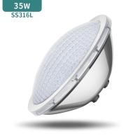 China PAR56 3700lm 35W LED IP68 SS316L LED Swimming Pool Light factory