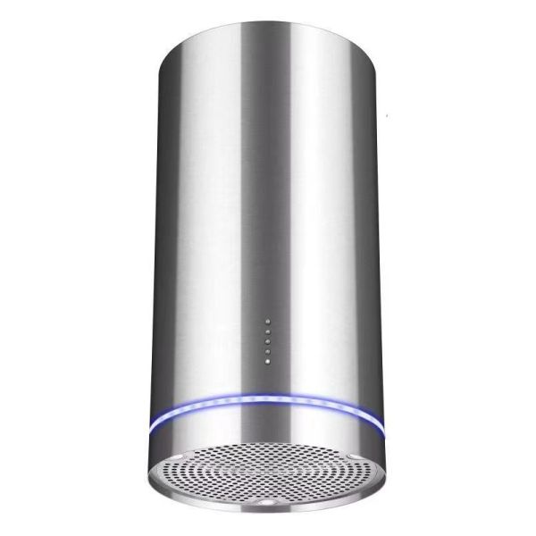 Quality Modern Silver and Golden Large Suction Chimney Cooker Hood for Kitchen Golden Color for sale