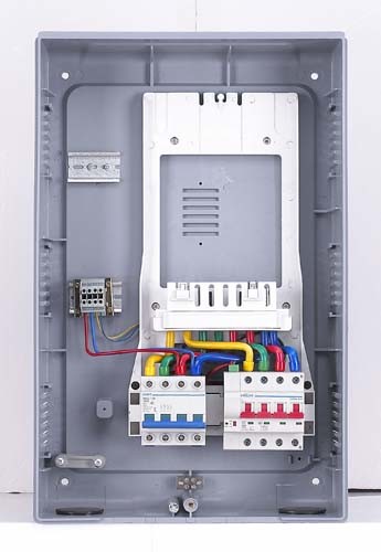 Quality Industrial Electric Three Phase Meter Box / External Electrical Box SMC Material for sale