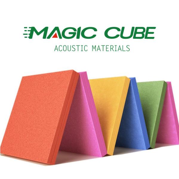 Quality Square Edge Hexagon PET 3D Acoustic Panel Soundproof For Educational Facilities for sale
