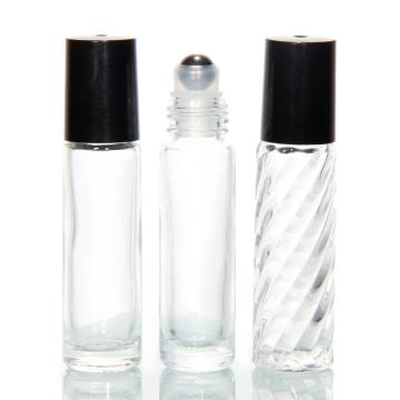 Quality Clear Mini Rollerball Bottles Refillable Roll On Bottle 10Ml for sale