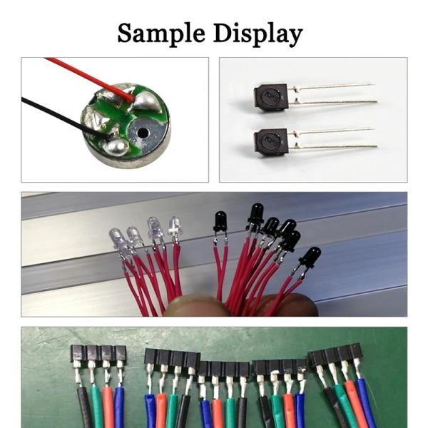 Quality Semi Automatic Electric USB Data Cable LED Resistor Soldering Machine for LED for sale