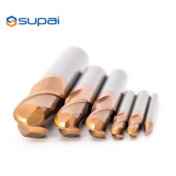 Quality Flat 1 Roughing End Mill , Single Flute End Mill Aluminum Customized Length for sale
