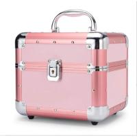 Quality Wear Resistant Aluminium Cosmetic Case 0.8 Kgs Light Weight Makeup Beauty Box for sale