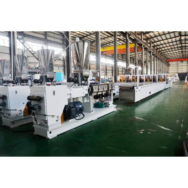 Quality Shenzhen HYPET One Step PE WPC Decking Making Extrusion Machine Line , WPC Co for sale