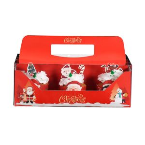 Quality ODM Holiday Cake Christmas Bakery Boxes Cupcake Dessert Paper Packaging With for sale