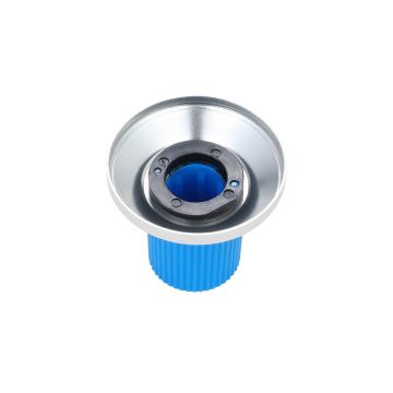 Quality Custom Silver Metal Round Knob For Potentiometer - 20mm Diameter for sale