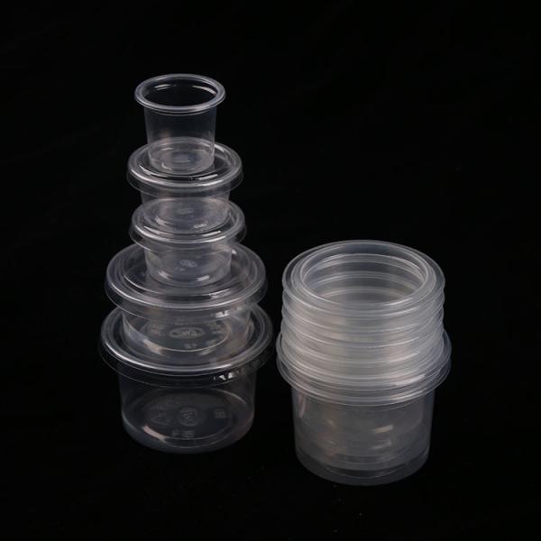 Quality Mini PP Plastic Disposable Sauce Cup Clear 1oz 3oz 4.5oz for sale