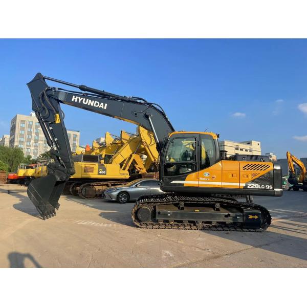 Quality Used Hyundai 220LC-9S Used Exacavtors  22 Ton Capacity for sale