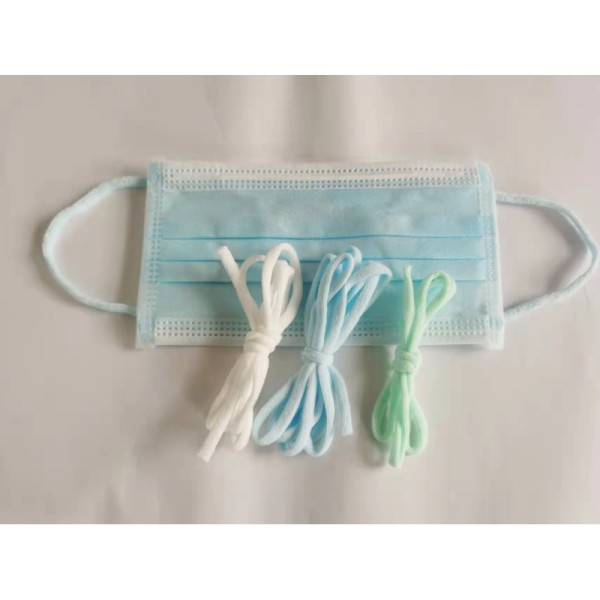 Quality Material Super Soft Elastic Band Earloop For Medical Face Mask 3/16" 5mm for sale