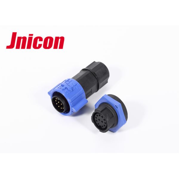 Quality Push Locking Waterproof Socket And Plug Connector 12 Pin IP67 Anti - Deformation for sale