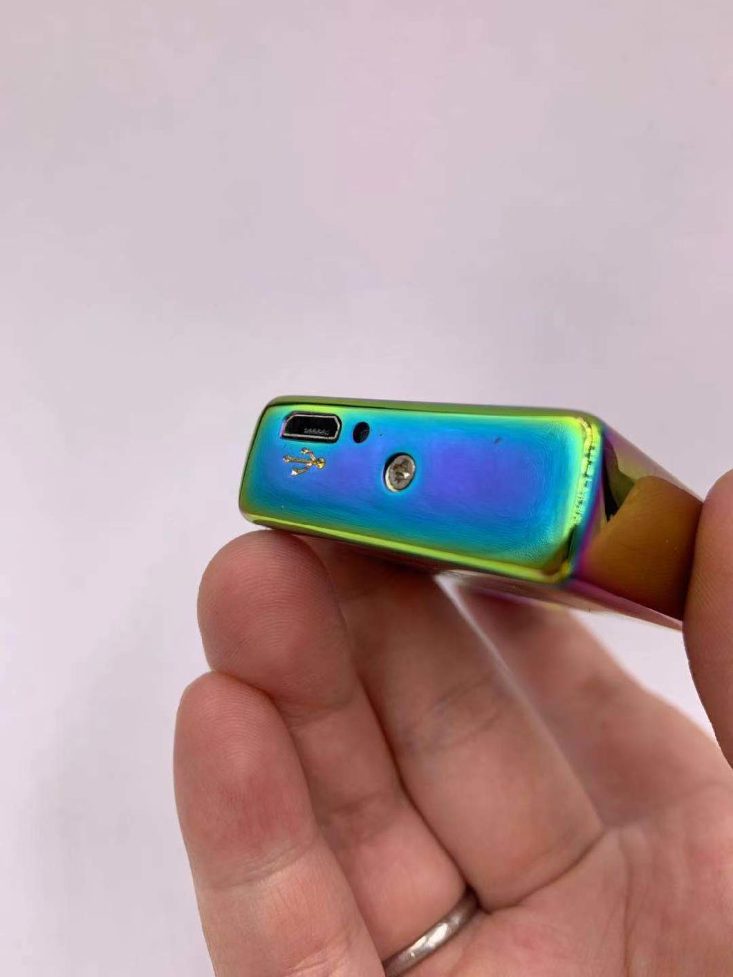 Metal USB Double Arc Charging Arc Ciga Lighter Waterproof Electronic Cigarette Lighter