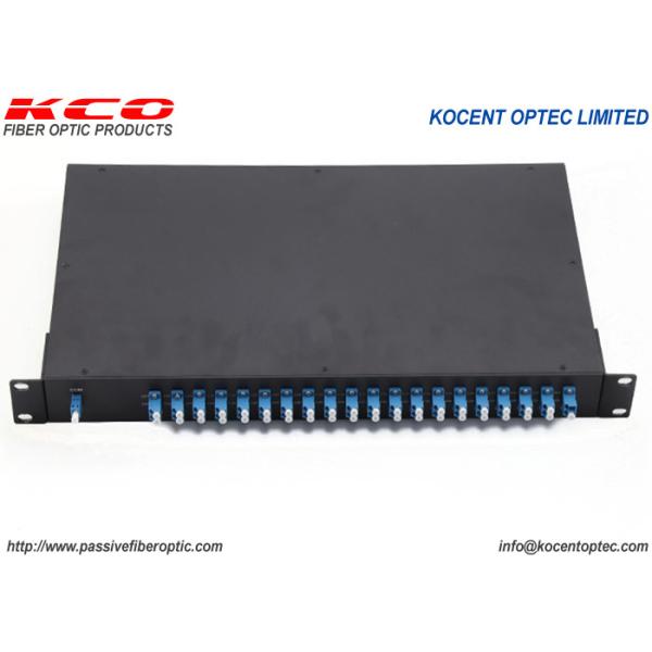 Quality 19'' Patch Panel Passive Optical DWDM 40CH Single Fiber For 3G 4G 5G Networks for sale