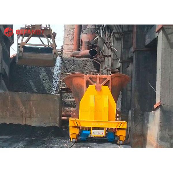 Quality Heavy Load Explosion Proof Transfer Cart With Automatic Dumping Device for sale