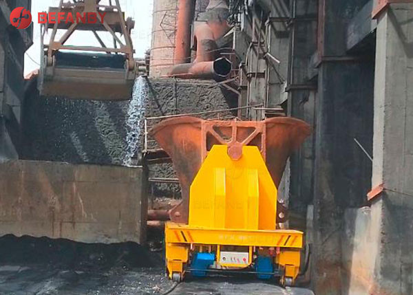 15 Tons Ladle Move Customized Transfer Cart