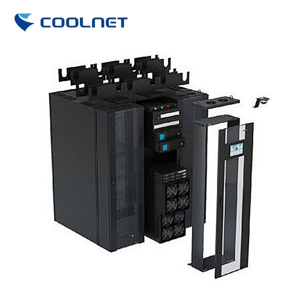 Quality 48U Modular Data Center with Hot and Cold Aisle Containment and Precision Air for sale