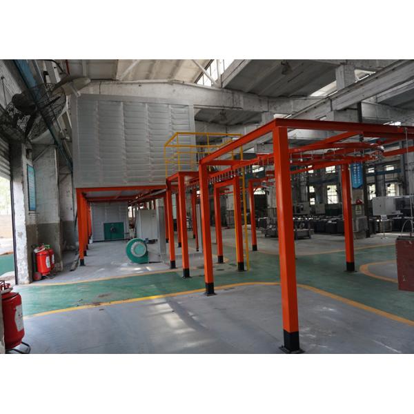 Quality Adjustable Speed Industrial Automatic Powder Coating Plant 380V Customized for sale