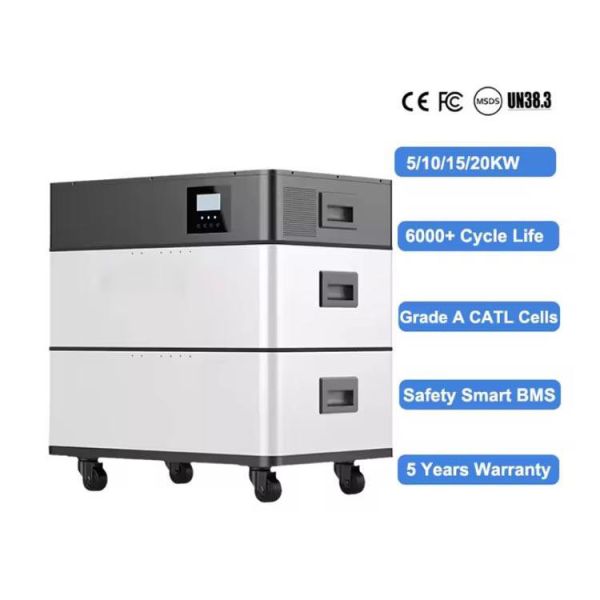 Quality 51.2V 5kw 10kw 15kw High Voltage Stacked Energy Storage Battery for Lifepo4 Akku for sale
