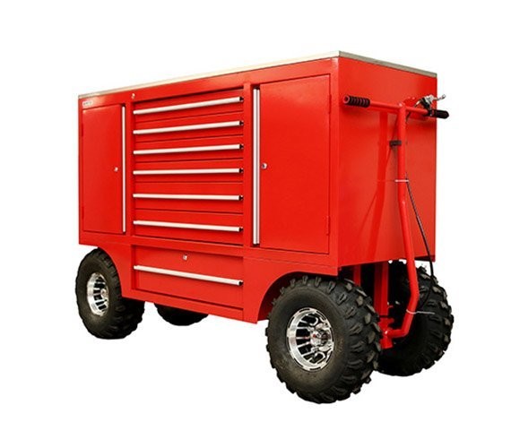 Quality Heavy Duty Texture Grain Powder Spray Surface Treatment Mobile Tool Trolley with for sale