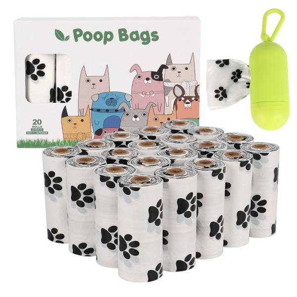 Quality Environmentally Friendly Cornstarch Compostable Dog Poop Bags for sale