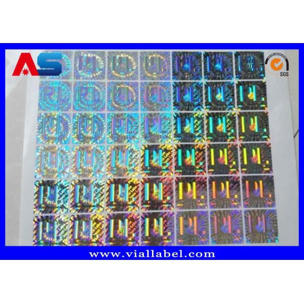 Quality Custom Holographic Stickers , Anti Fake 3D Hologram Stickers Printing void for sale