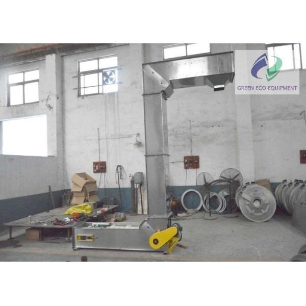 Quality 4-6.5m3/H Grain Bucket Elevator , Steel Bucket Elevator Heat Resistant for sale