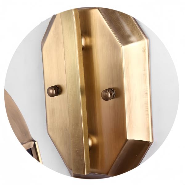 Quality Arabic Style Stained Copper Glass Wall Lights With Switch Control for sale