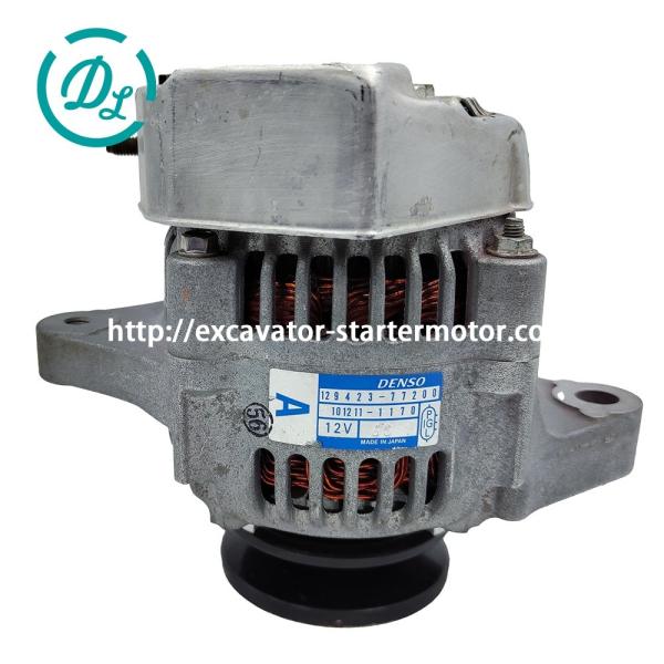 Quality EexcavaStart DENSO Excavator Alternator 12V 40A OEM 129423-77200 101211-1170 for sale