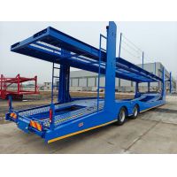 Quality 50T Loading Weight 2 Axle Hydraulic Car Carrier Trailer Car Hauler Trailer for sale