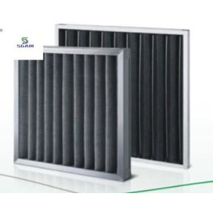 Quality Galvanized Mesh Aluminum Mesh Activated Carbon Pleated Air Filter Can Be Folded for sale